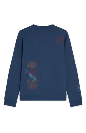 Scotch & Soda Embroidered Cotton Sweatshirt