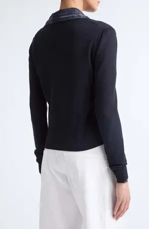Eleventy Wool Blend V-neck Sweater - 11 Blue