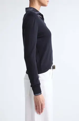 Eleventy Wool Blend V-neck Sweater - 11 Blue