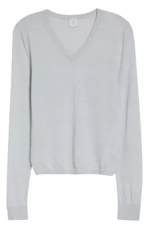 Eleventy Wool Blend V-neck Sweater - 150 Cream