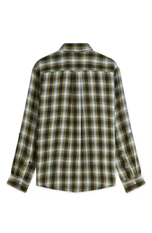 Scotch & Soda Relaxed Fit Plaid Double Face Cotton Button-up Shirt