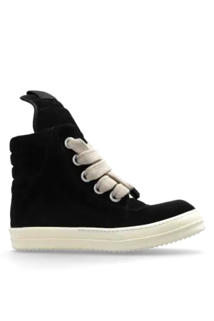 Rick Owens High-top Sneakers ‘jumbolace Geobasket - Black