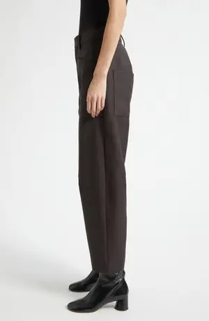 NILI LOTAN Shon Virgin Wool Ankle Pants