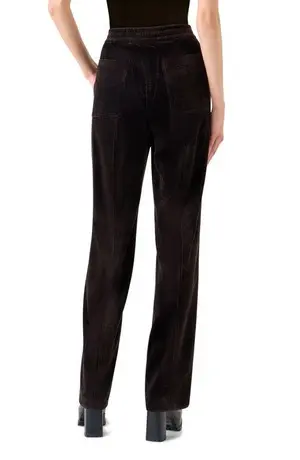 Akris Fritz Straight Leg Stretch Corduroy Pants