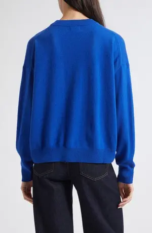 Staud Spencer Cashmere V-neck Sweater