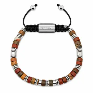 TORRELA Beaded Bracelet - Jasper Serpentina