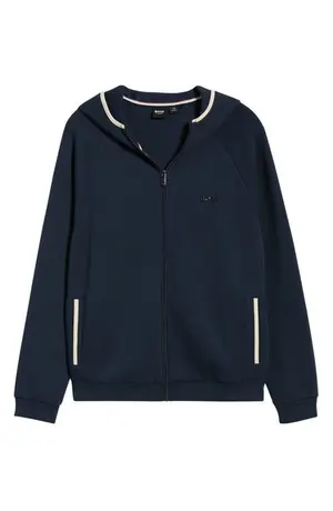 BOSS Sense Hooded Zip Jacket - Dark Blue