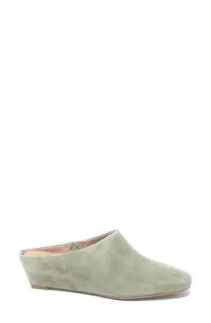 Gentle Souls Carmena Wedge Mule - Algae Suede