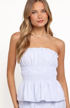 PETAL & PUP Two-piece Gingham Set