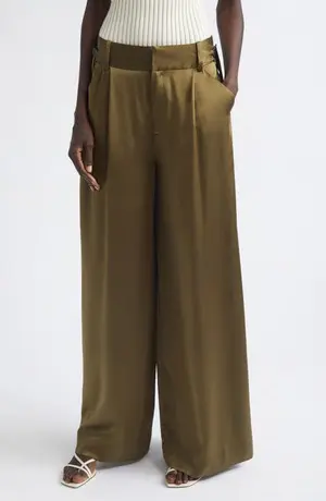 AISLING CAMPS Liquid Silk Wide Leg Pants