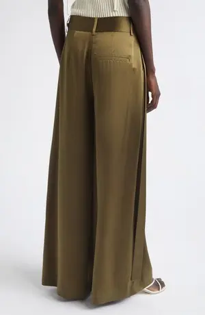 AISLING CAMPS Liquid Silk Wide Leg Pants
