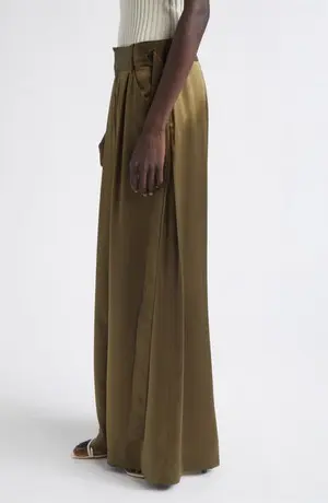 AISLING CAMPS Liquid Silk Wide Leg Pants