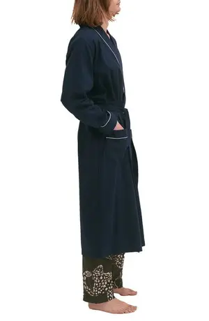 Desmond & Dempsey Brushed Cotton Robe