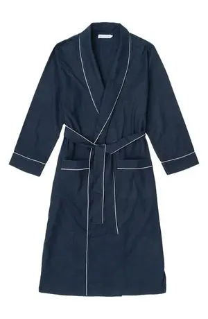 Desmond & Dempsey Brushed Cotton Robe