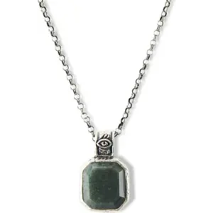 TORRELA Third Eye Silver Necklace - Jade
