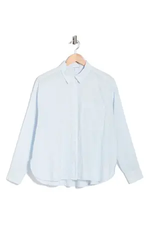 JAMES PERSE Oversize Long Sleeve Button-up Shirt