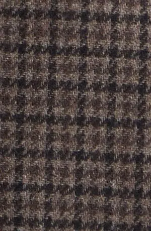 Boglioli K Houndstooth Plaid Wool & Cashmere Sport Coat - Black Brown