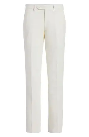 ZANELLA Zanella Flat Front Stretch Cotton Pants