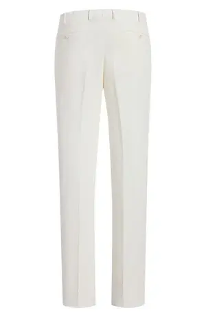 Zanella Flat Front Stretch Cotton Pants