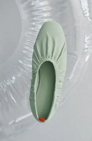 DANIELLA SHEVEL Lisse Flat Ballerina - Mint