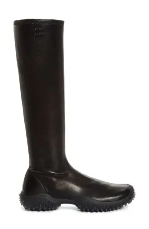 Miu Miu Trail Grip Sole Knee High Boots