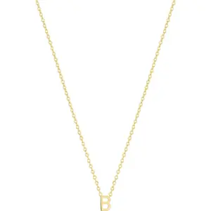 SET & STONES Cheyenne Initial Necklace B