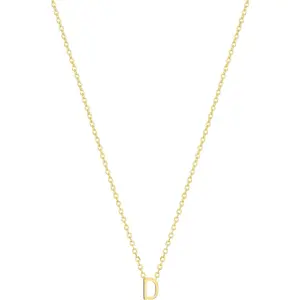 SET & STONES Cheyenne Initial Necklace D