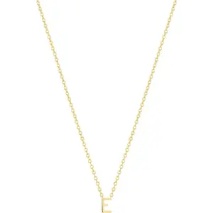 SET & STONES Cheyenne Initial Necklace E