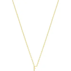 SET & STONES Cheyenne Initial Necklace F