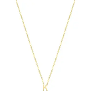 SET & STONES Cheyenne Initial Necklace K