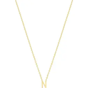 SET & STONES Cheyenne Initial Necklace N