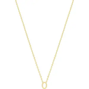 SET & STONES Cheyenne Initial Necklace O