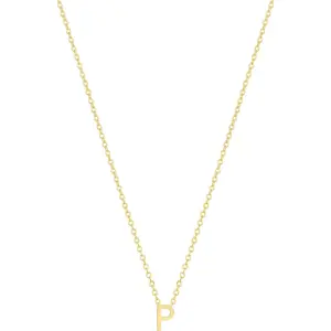 SET & STONES Cheyenne Initial Necklace P