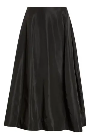 Simone Rocha Sculpt Ripple Taffeta Midi Skirt