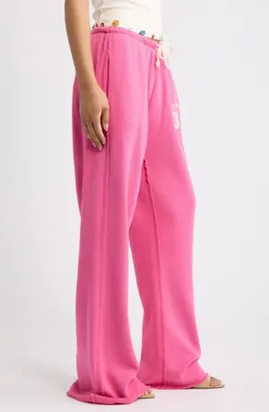 JADED LONDON Cotton Fleece Drawstring Pants