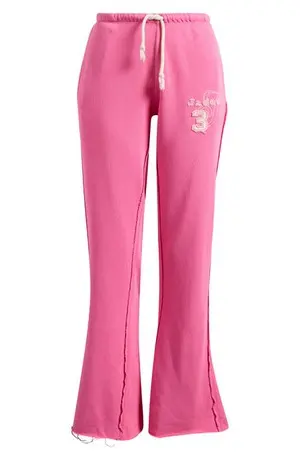 JADED LONDON Cotton Fleece Drawstring Pants