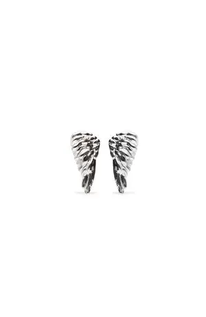 UNODE50 Sterling Plated Wing Earrings