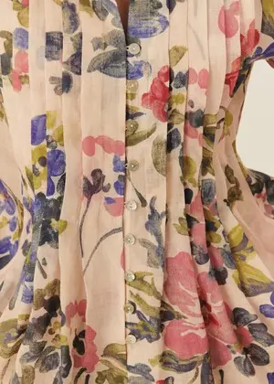 EXQUISE Jazlyn Floral Printed Blouse