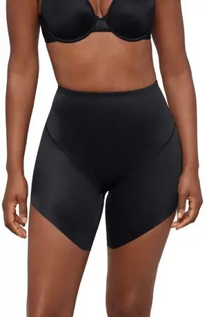 Miraclesuit Show Stopper Slanted Hem Shorts - Black