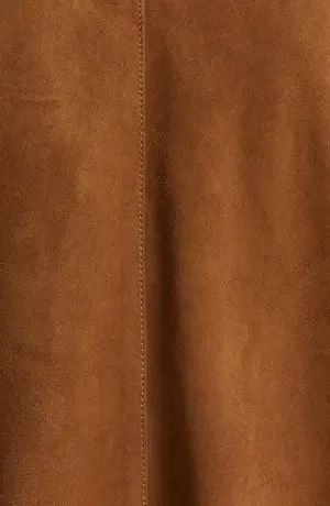 NILI LOTAN Kedem Suede Leather Parka
