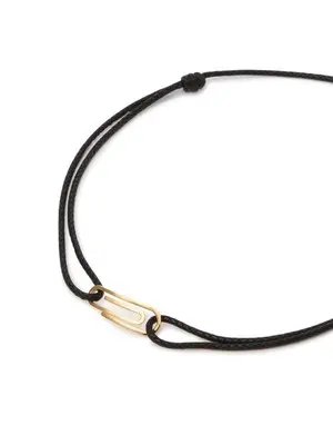 Off-White Paperclip Cord Necklace