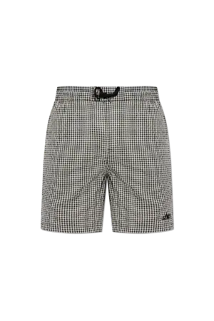 ALLSAINTS Cruz Check Swim Shorts - Black