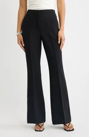 OPEN EDIT Icon Flare Pants - Black