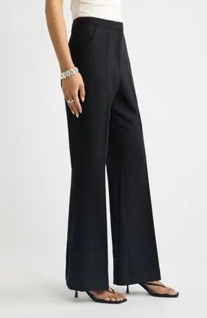 OPEN EDIT Icon Flare Pants - Black