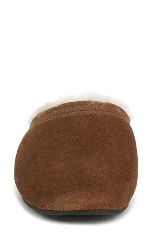 Veronica Beard Genuine Shearling Flat Mule