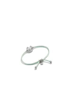 UNODE50 Silk-style Thread Bracelet With Pearl Shell Detail