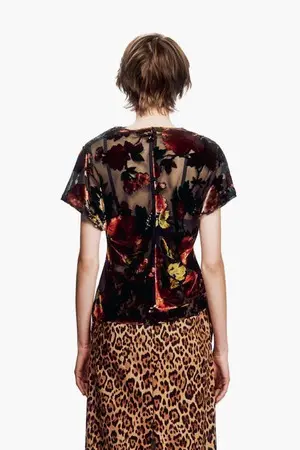 Anna Sui Folia Devoré Top