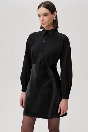 EXQUISE Fiori Mini Shirt Dress
