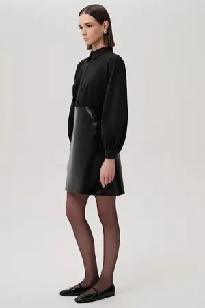 EXQUISE Fiori Mini Shirt Dress