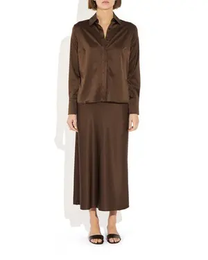 THE PARK Name Max Skirt - Chocolate